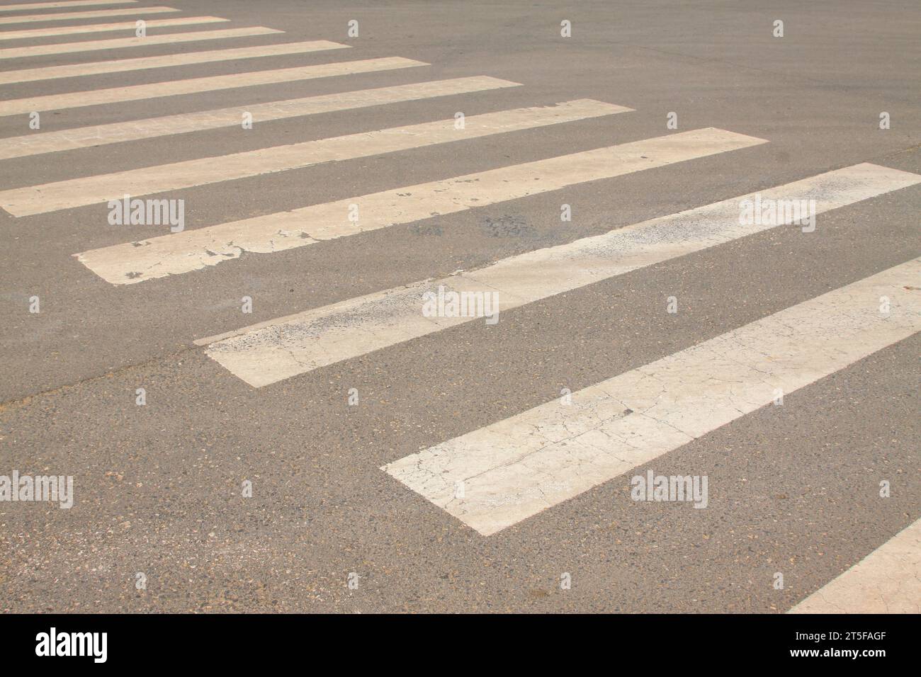 zebra crossing on the road, closeup of photo Stock Photo - Alamy