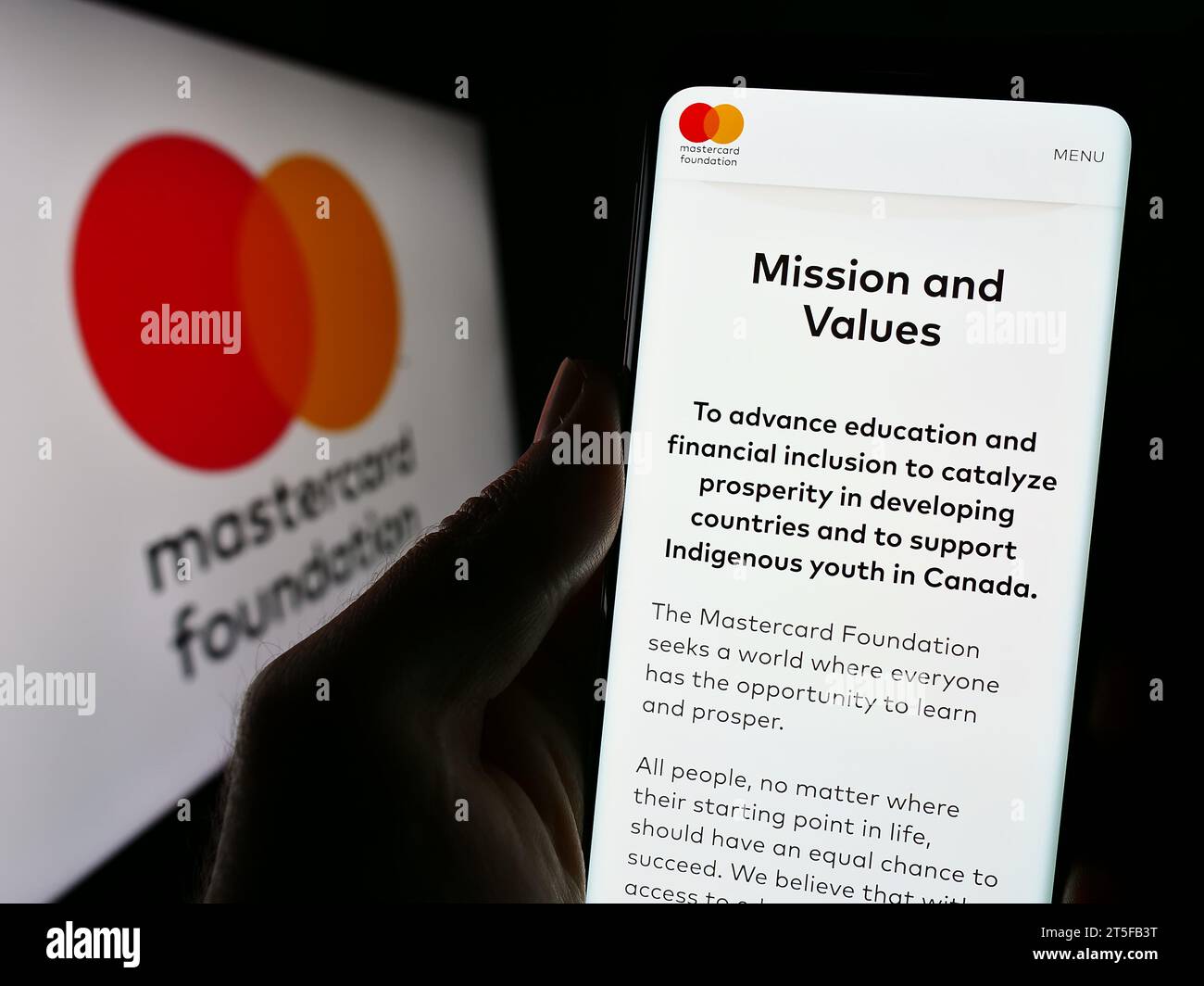 Mastercard foundation logo hi-res stock photography and images - Alamy