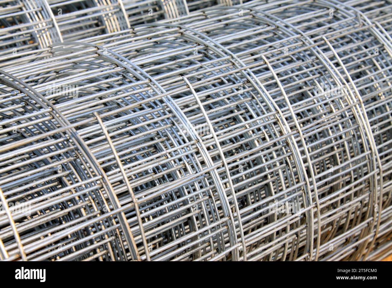 iron wire fence texture in a warehouse, closeup of photo Stock Photo ...