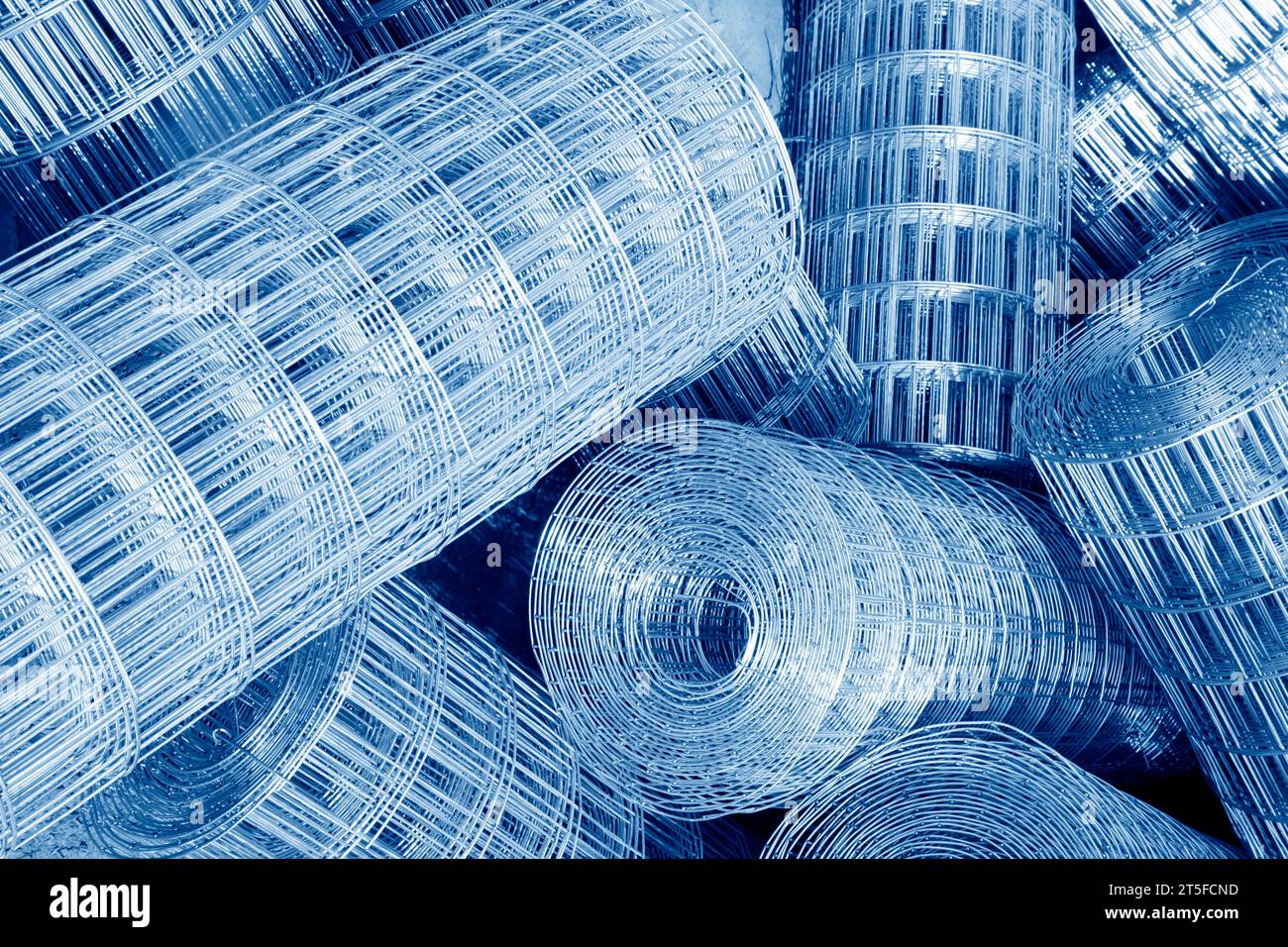iron wire fence texture in a warehouse, closeup of photo Stock Photo ...