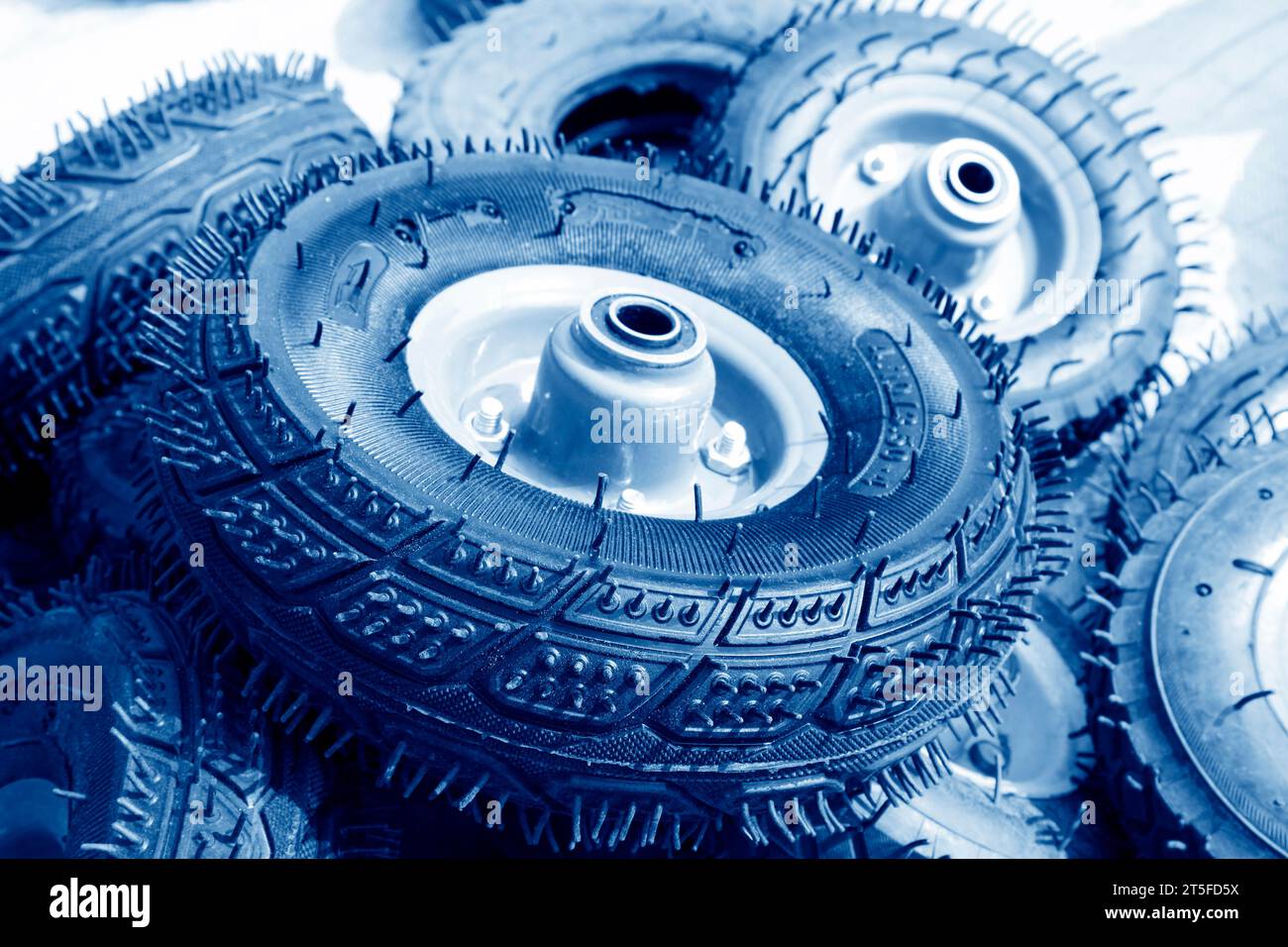rubber wheel stacked together, closeup of photo Stock Photo - Alamy