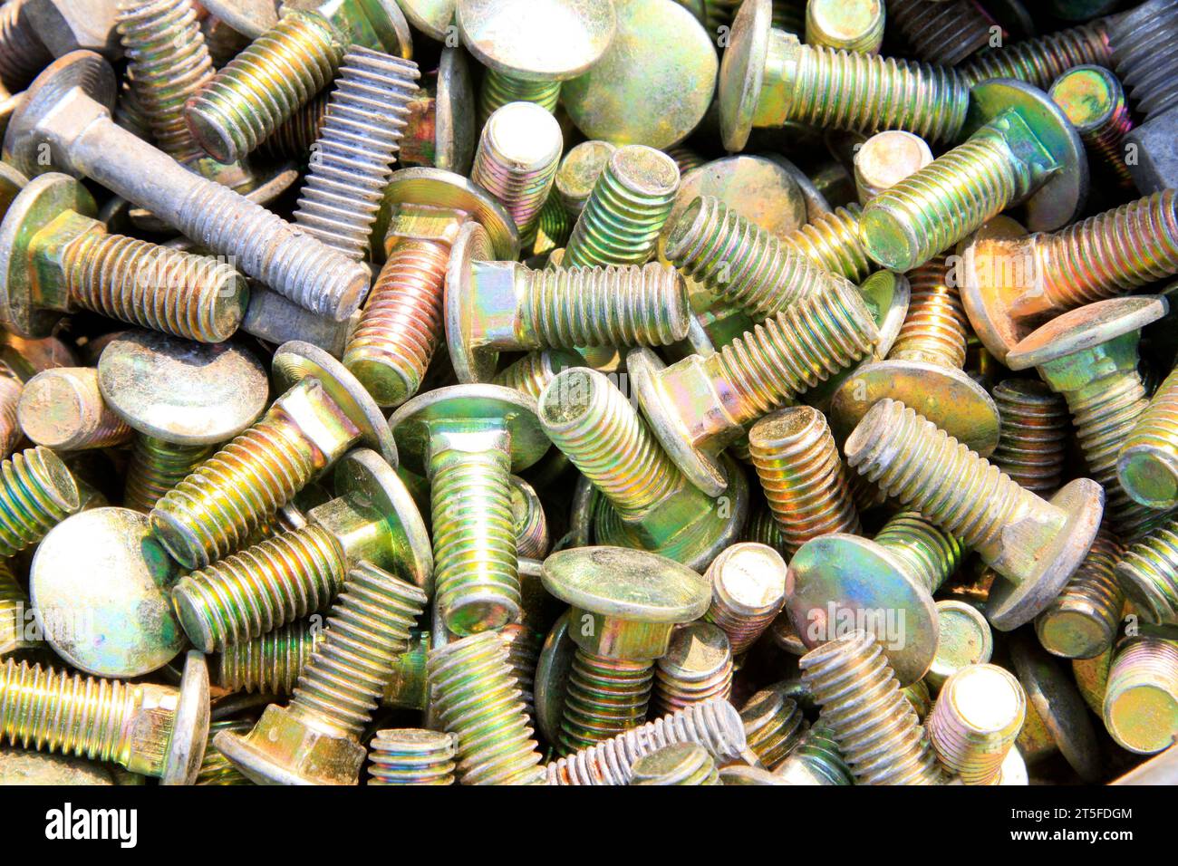 new bolts stacked together in a shop Stock Photo - Alamy