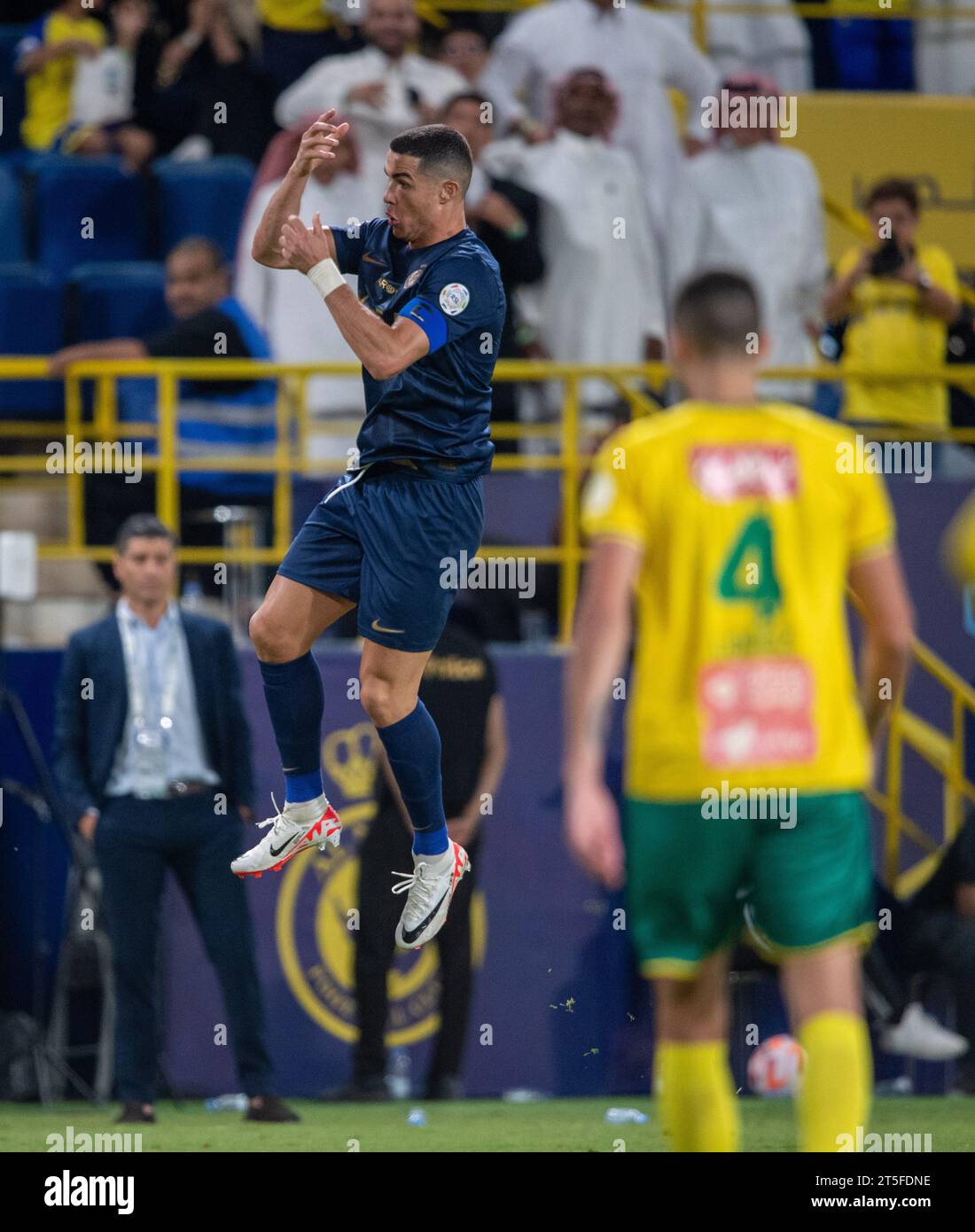 Riyadh, Saudi Arabia. 04th Nov, 2023. Cristiano Ronaldo of Al-Nassr FC ...