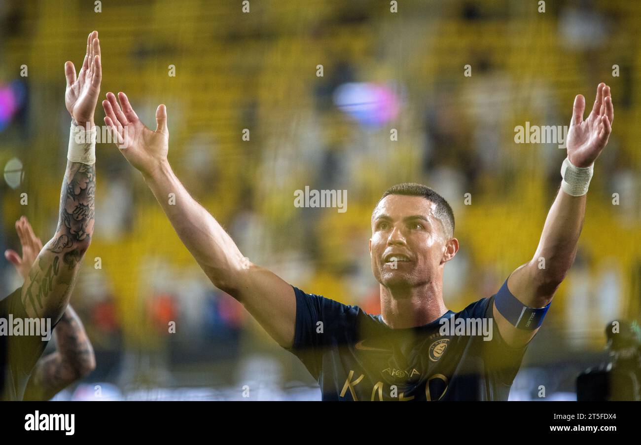 Riyadh, Saudi Arabia. 04th Nov, 2023. Cristiano Ronaldo of Al-Nassr FC ...