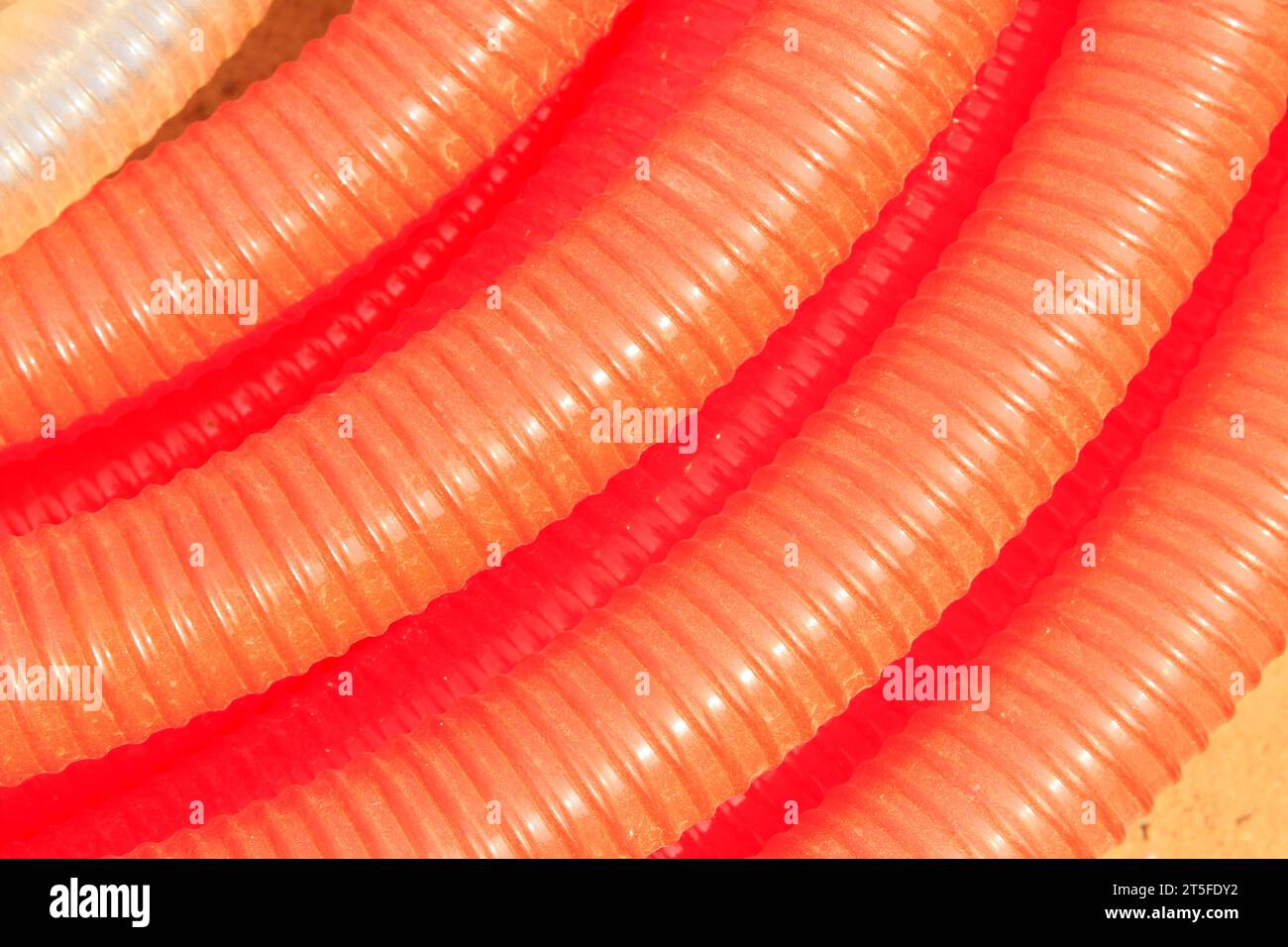 Orange plastic pipe hi-res stock photography and images - Alamy
