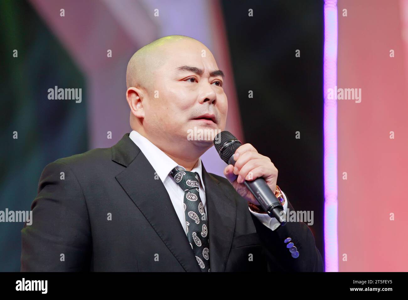 Beijing - November 25: The famous Beijing Opera performing artists Yang ...