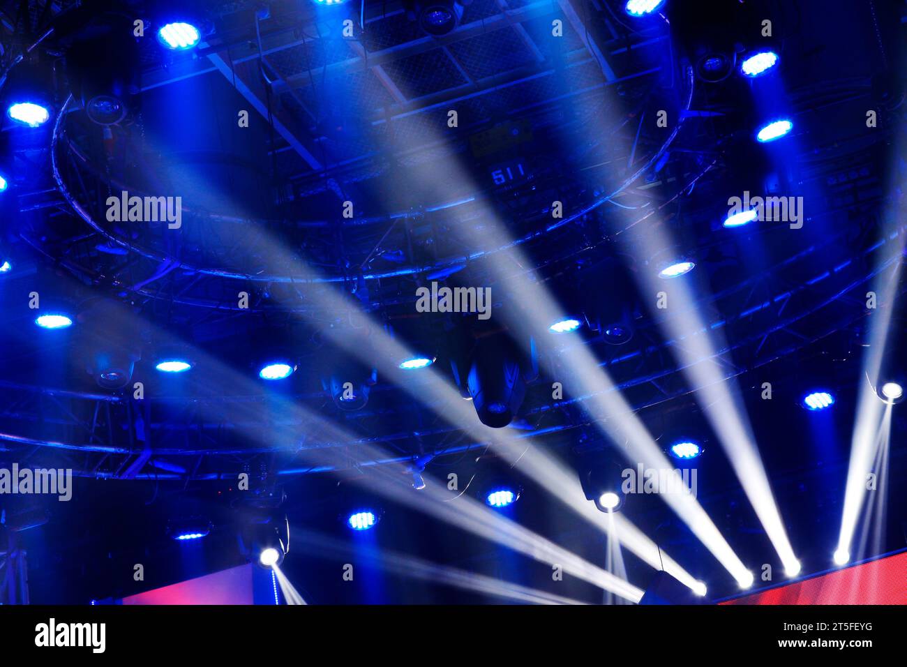 stage lighting effect in the dark, closeup photo Stock Photo - Alamy