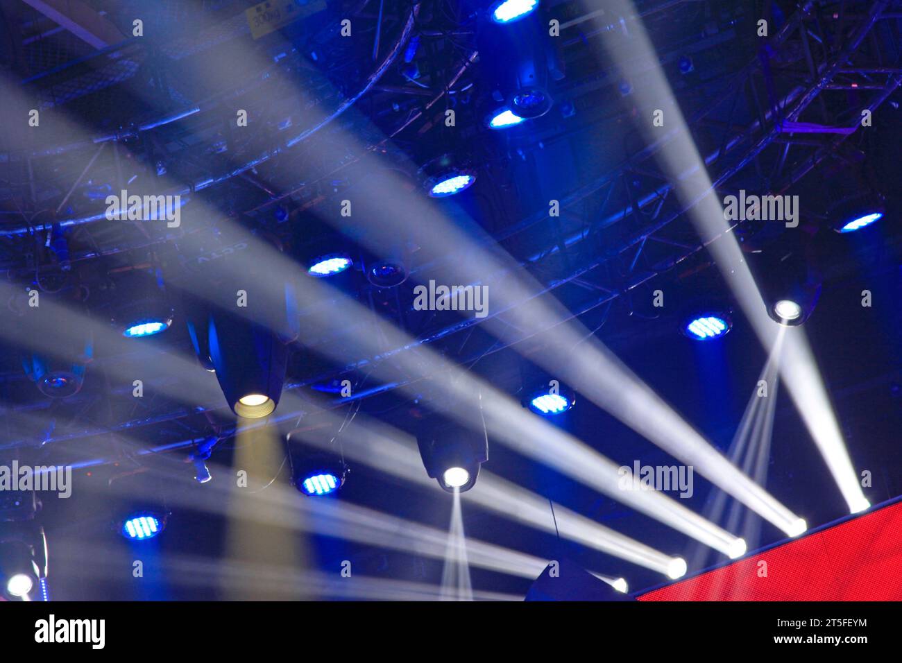 stage lighting effect in the dark, closeup photo Stock Photo - Alamy