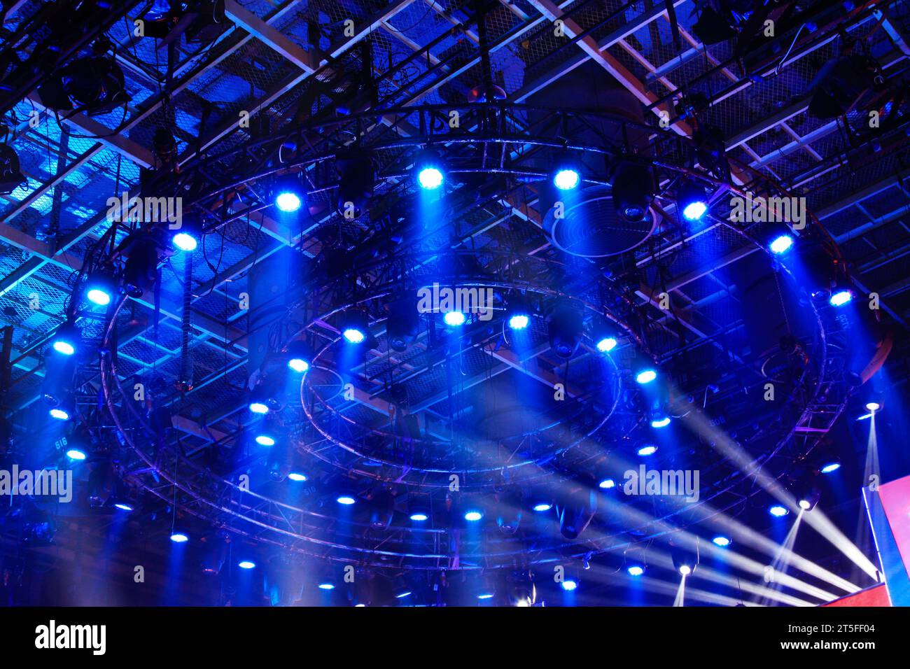 stage lighting effect in the dark, closeup photo Stock Photo - Alamy