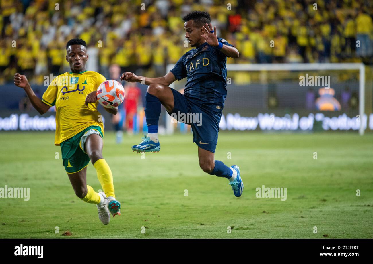 Riyadh, Saudi Arabia. 04th Nov, 2023. Abdulrahman Ghareeb of Al-Nassr ...