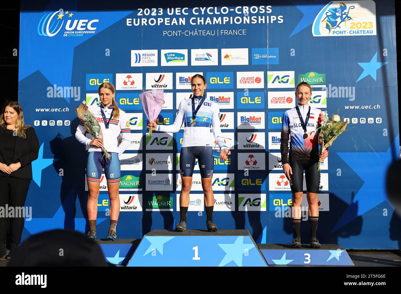 Pontchateau, France. 05th Nov, 2023. British Cat Ferguson, French Celia ...