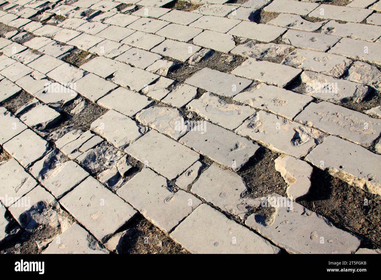broken brick ground in the Eastern Tombs of the Qing Dynasty, china ...