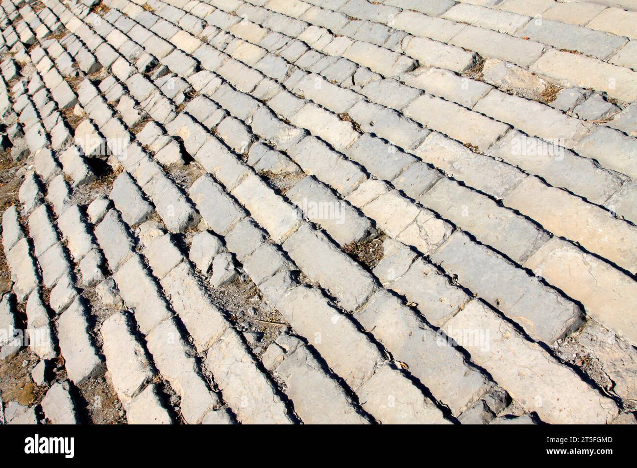 broken brick ground in the Eastern Tombs of the Qing Dynasty, china ...