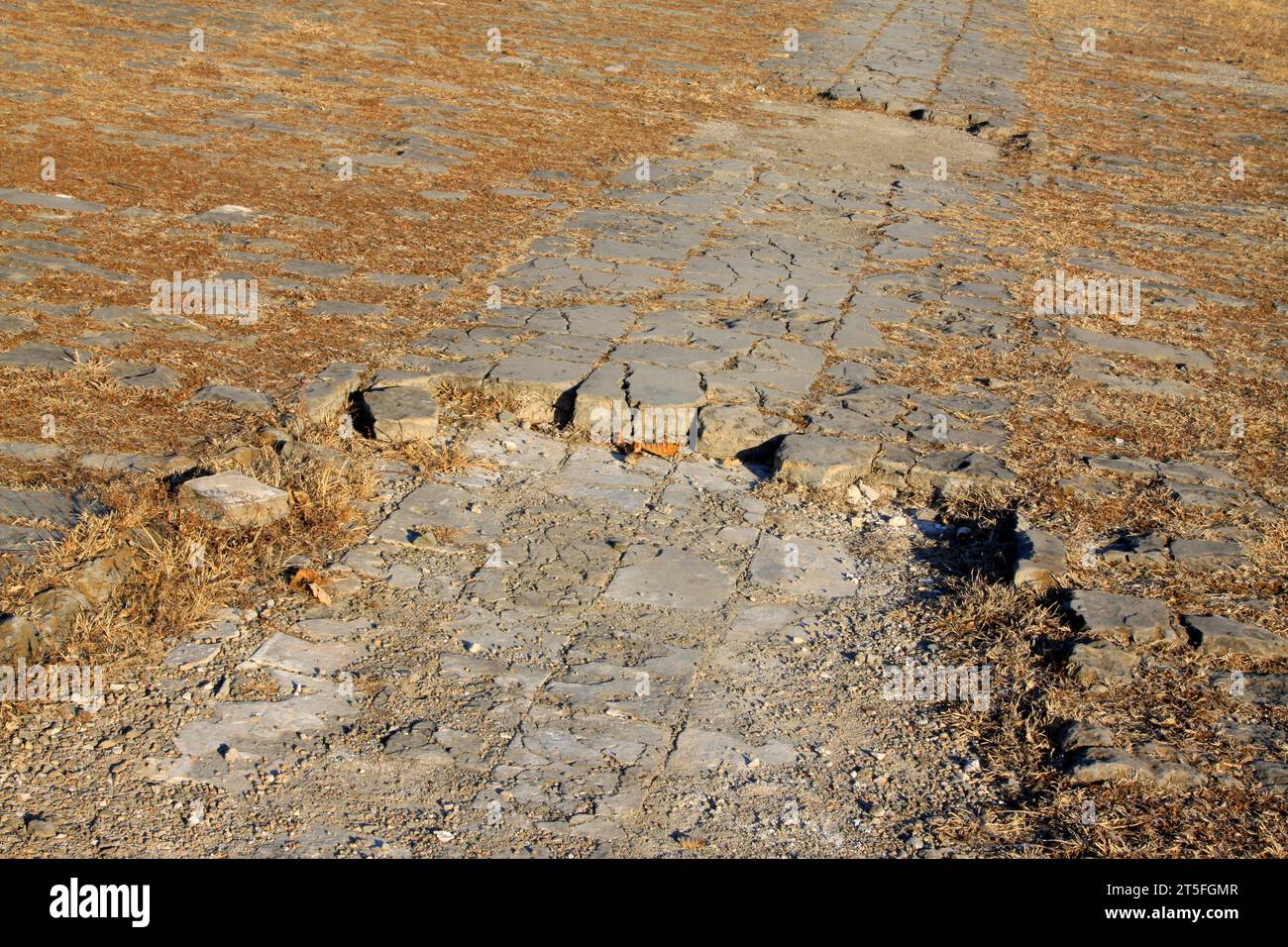 broken brick ground in the Eastern Tombs of the Qing Dynasty, china ...
