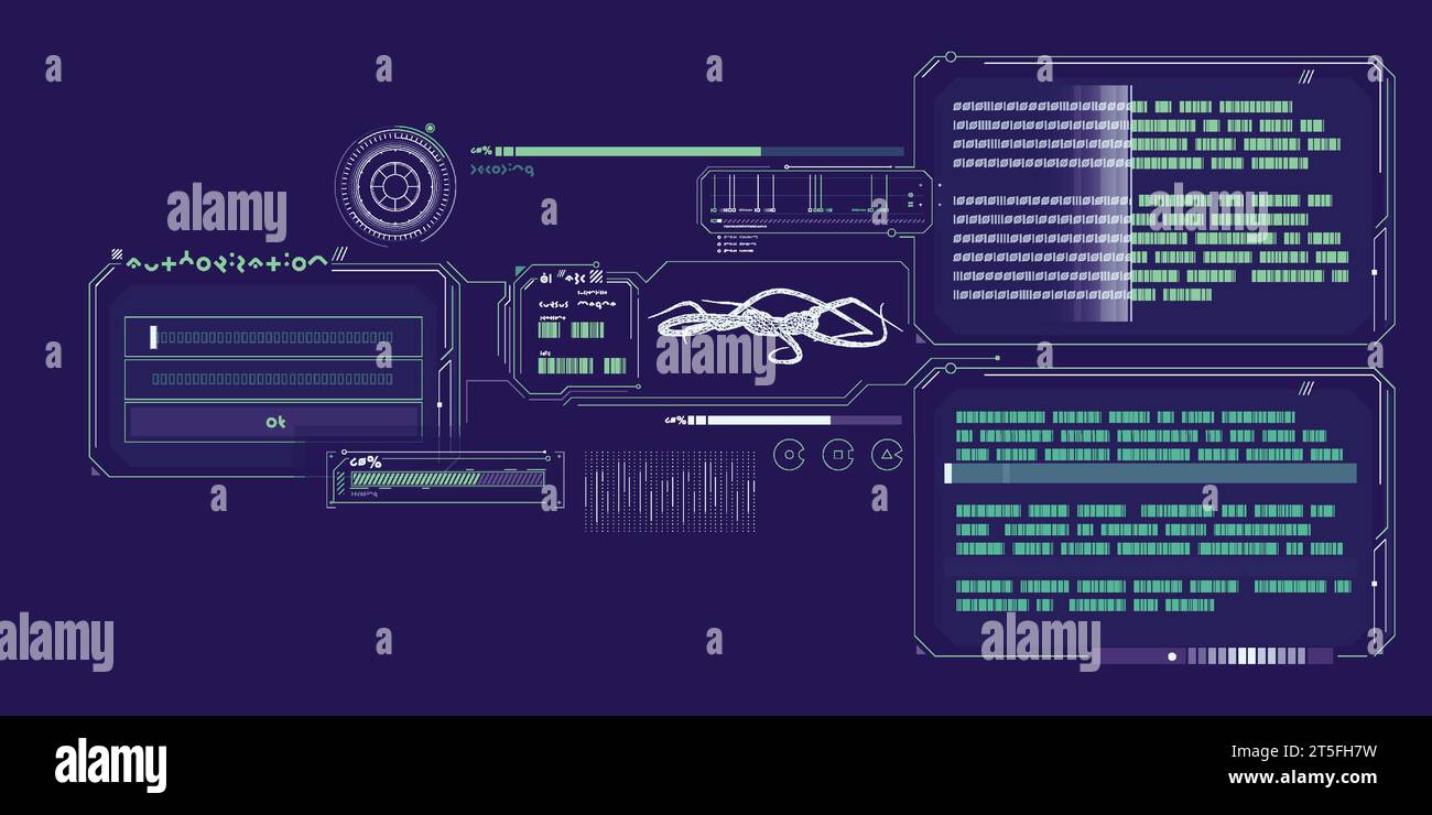 Data processing interface hi-res stock photography and images - Alamy