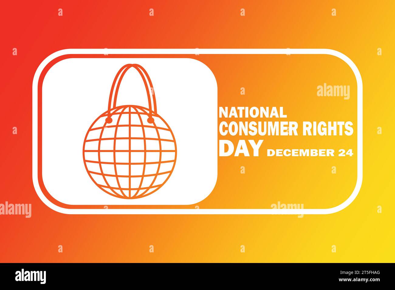 National Consumer Rights Day, background design wallpaper. Vector ...