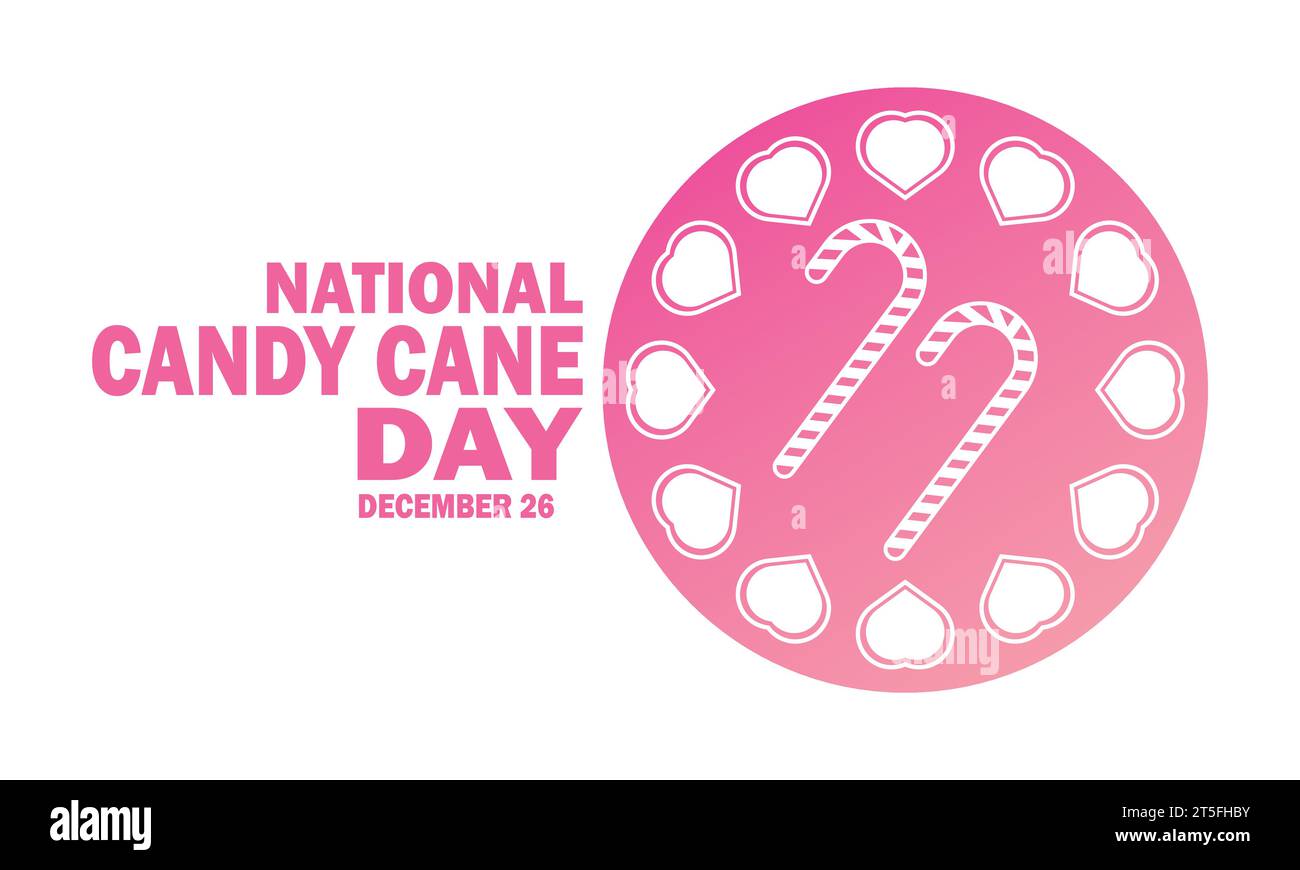 National Candy Cane Day, background design wallpaper. December 26 ...