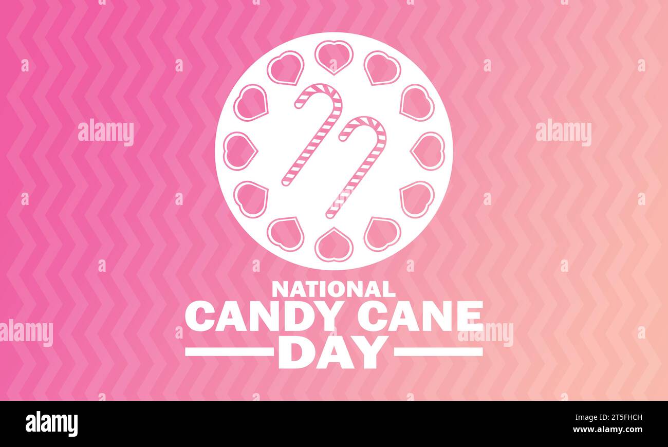 National Candy Cane Day, background design wallpaper. December 26 ...