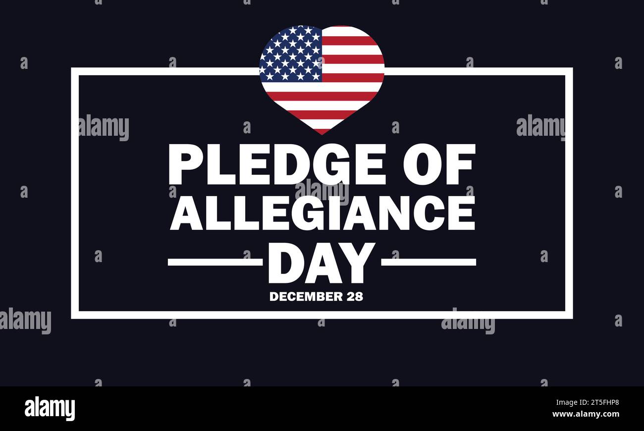 Pledge Of Allegiance Day, background design wallpaper. Vector ...
