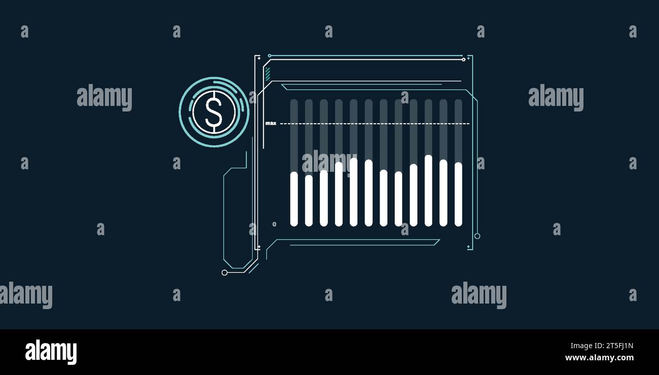 Simple infographics of stable dollar exchange rate Stock Vector Image ...