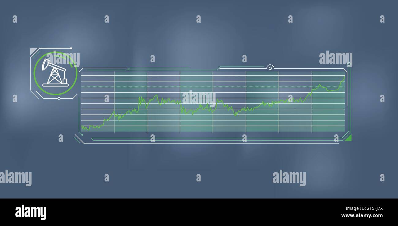 Infographics of oil extraction price growth dynamics Stock Vector Image ...
