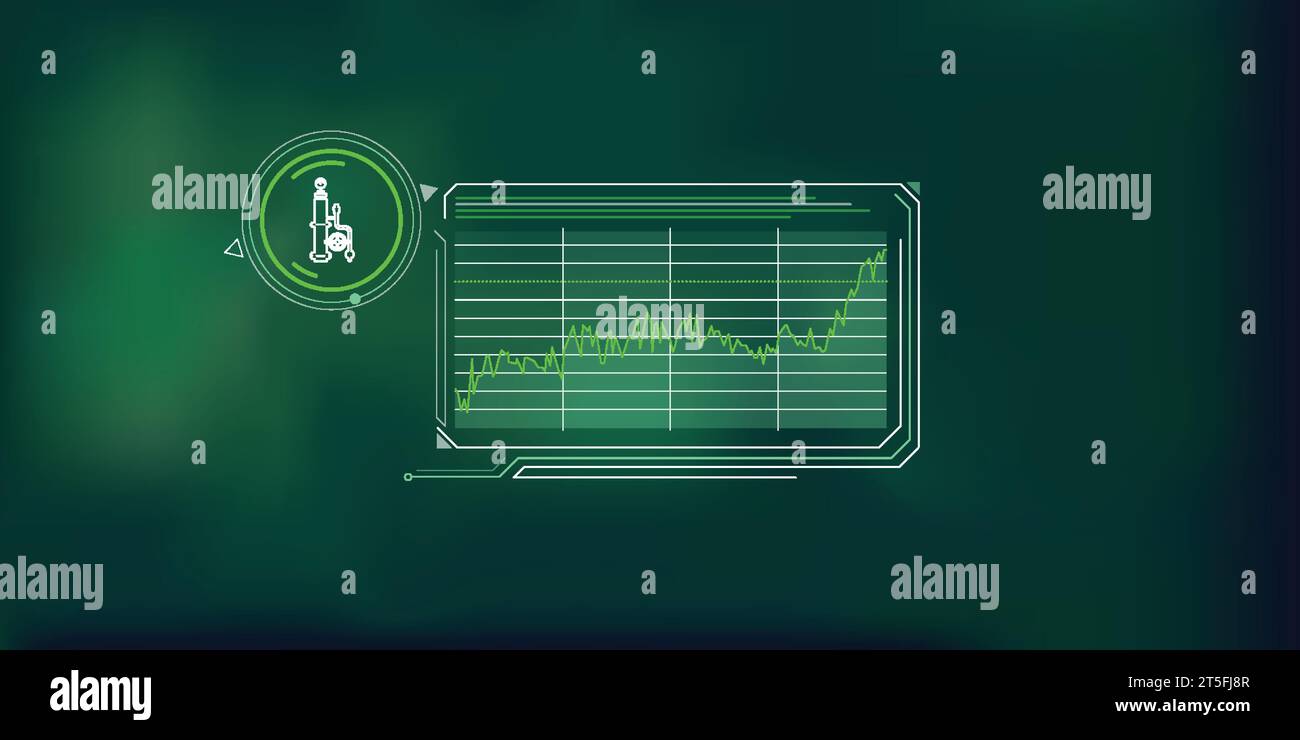 Infographic illustration of the growth of the oil and gas sector Stock ...