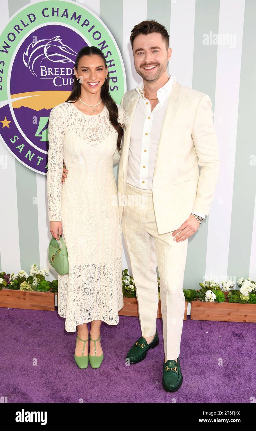 ARCADIA, CALIFORNIA - NOVEMBER 04: (L-R) Chanel Margaux and Frank ...