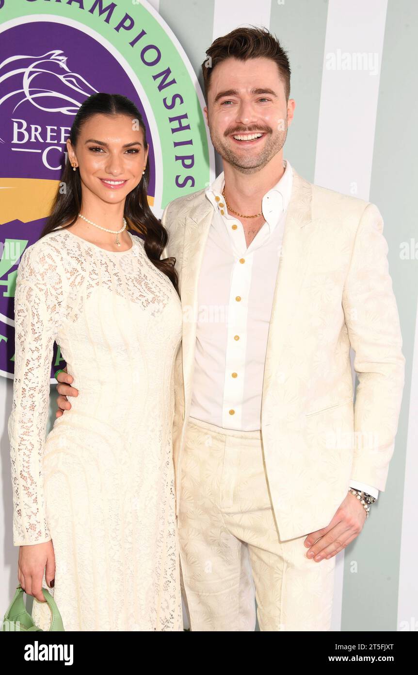 ARCADIA, CALIFORNIA - NOVEMBER 04: (L-R) Chanel Margaux and Frank ...