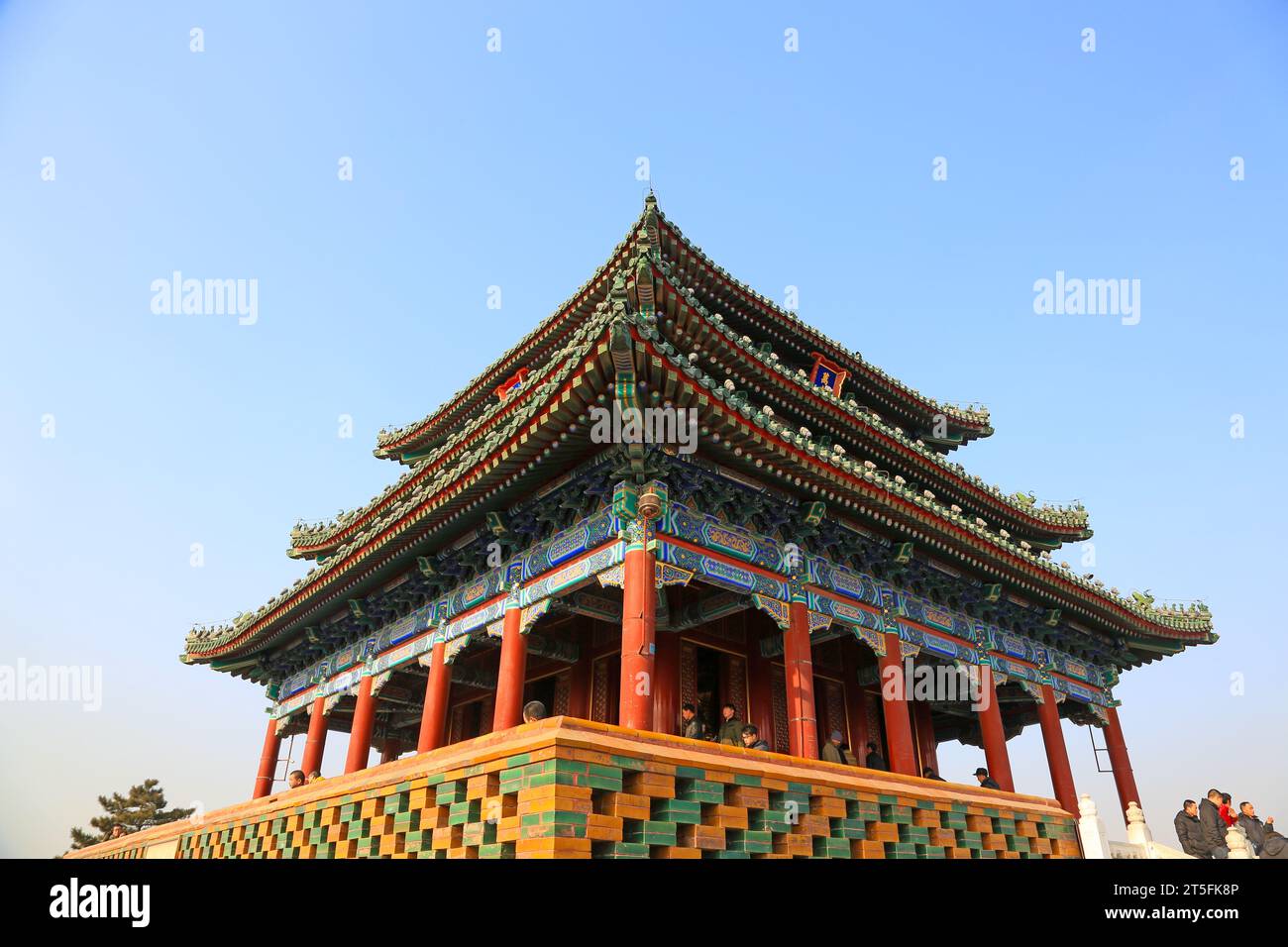 BEIJING - DECEMBER 22: The Wanchun Pavilion landscape architecture of ...