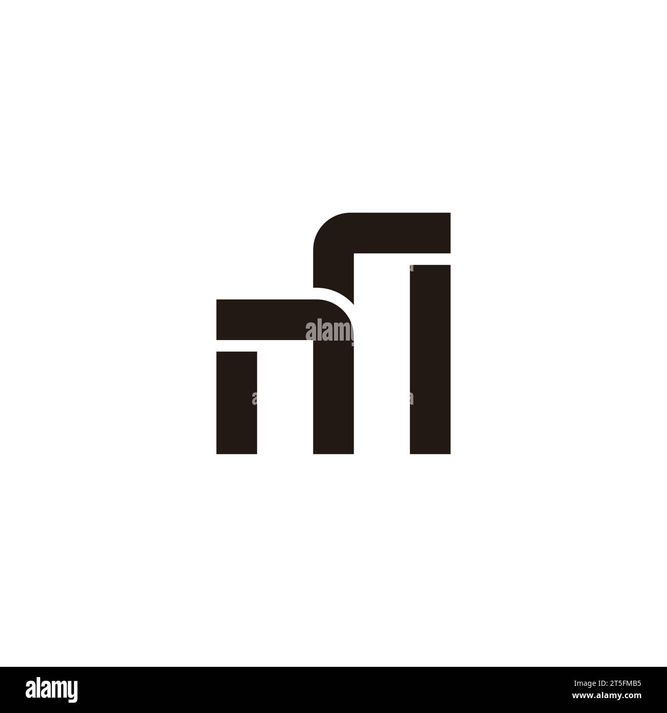 letter m bar chart progress logo vector Stock Vector Image & Art - Alamy