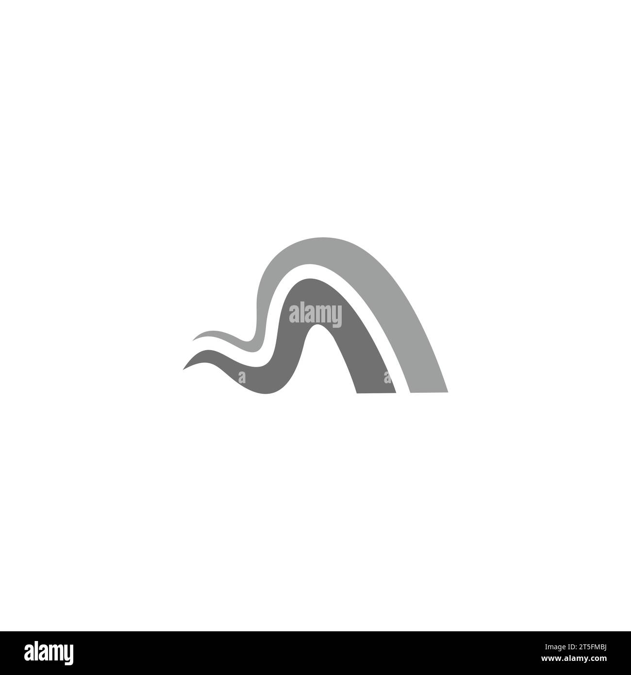 abstract curves ribbon object logo vector Stock Vector Image & Art - Alamy
