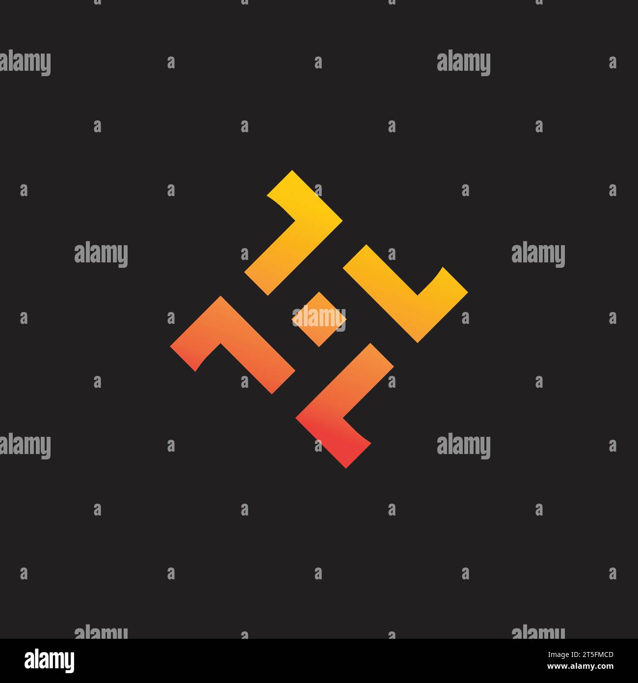 letter l gradient round rotate logo vector Stock Vector Image & Art - Alamy