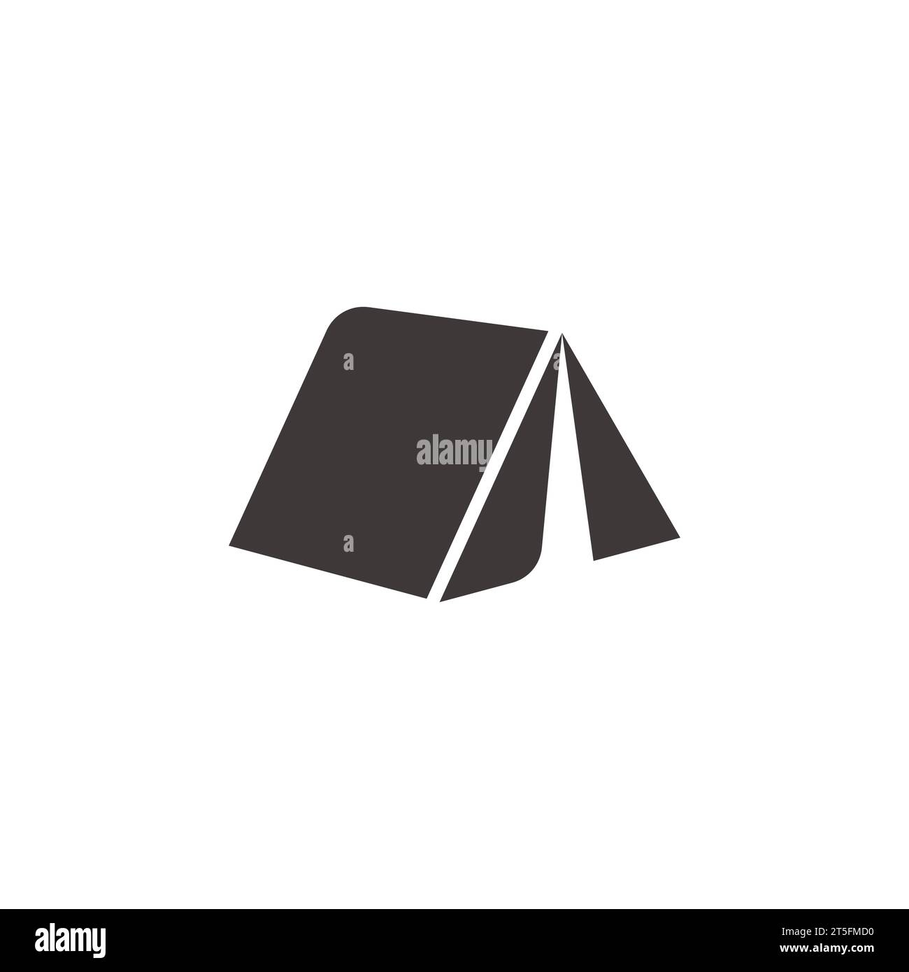 camping tent simple geometric icon vector Stock Vector Image & Art - Alamy