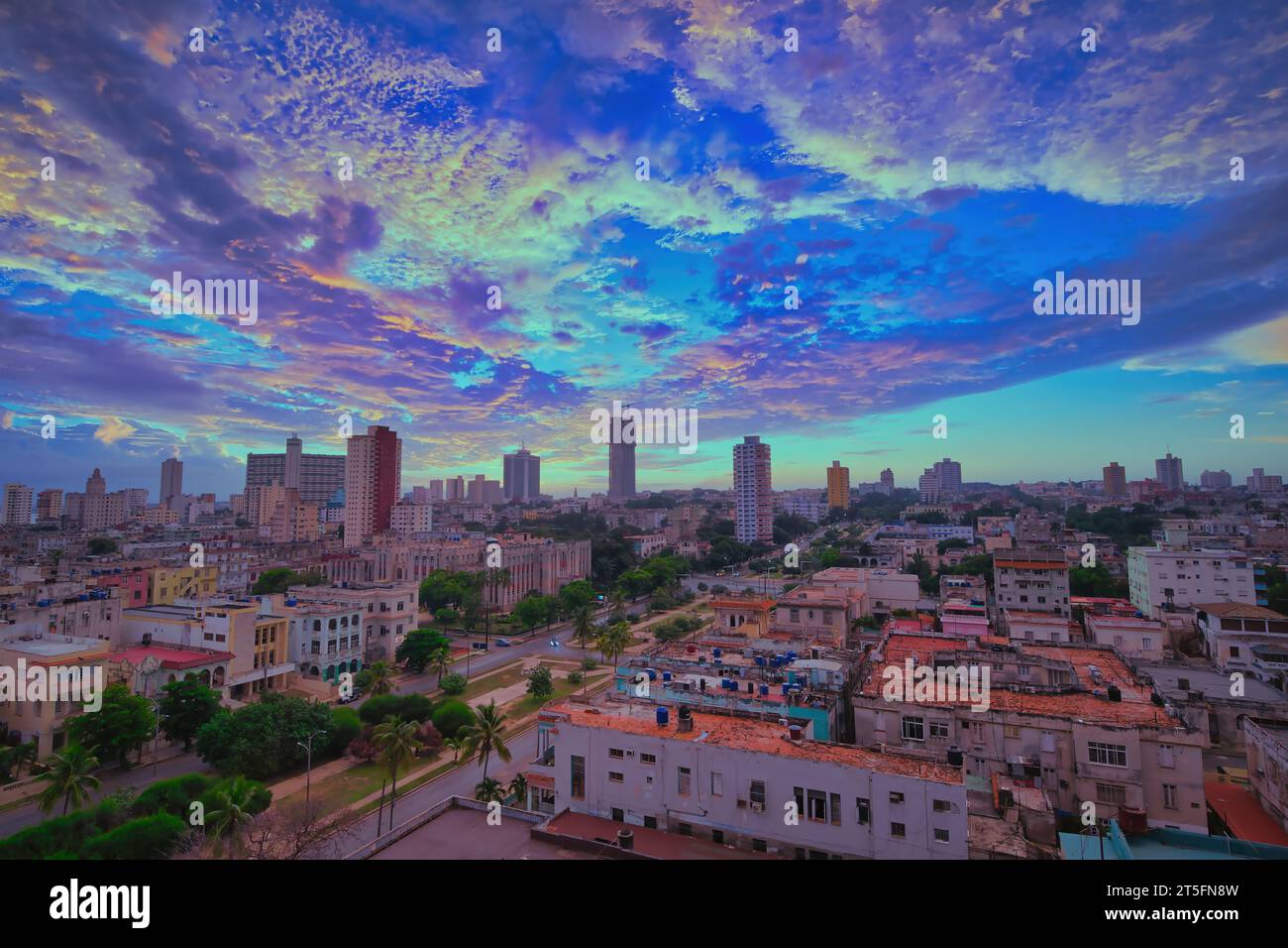 Havana at sunrise Stock Photo - Alamy