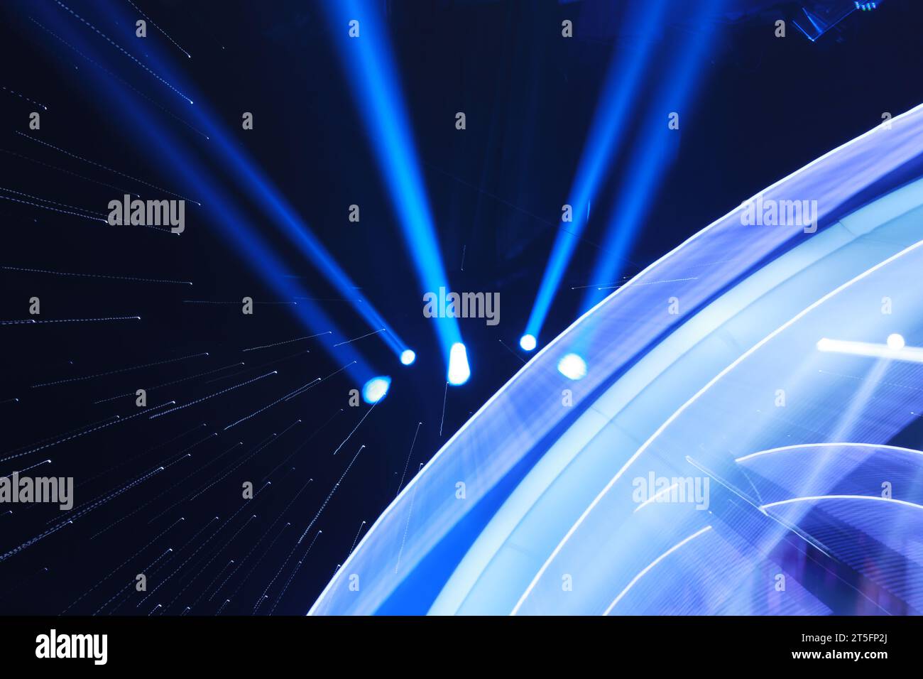 stage lighting effect in the dark Stock Photo - Alamy