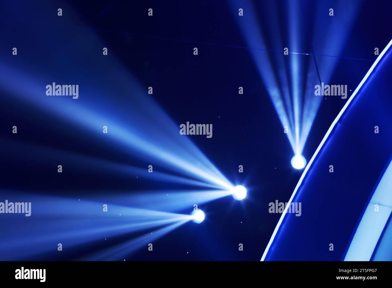 stage lighting effect in the dark Stock Photo - Alamy