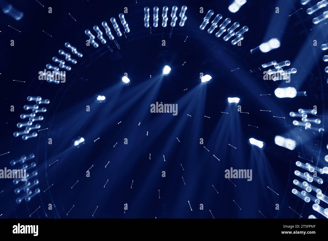 stage lighting effect on the stage Stock Photo - Alamy