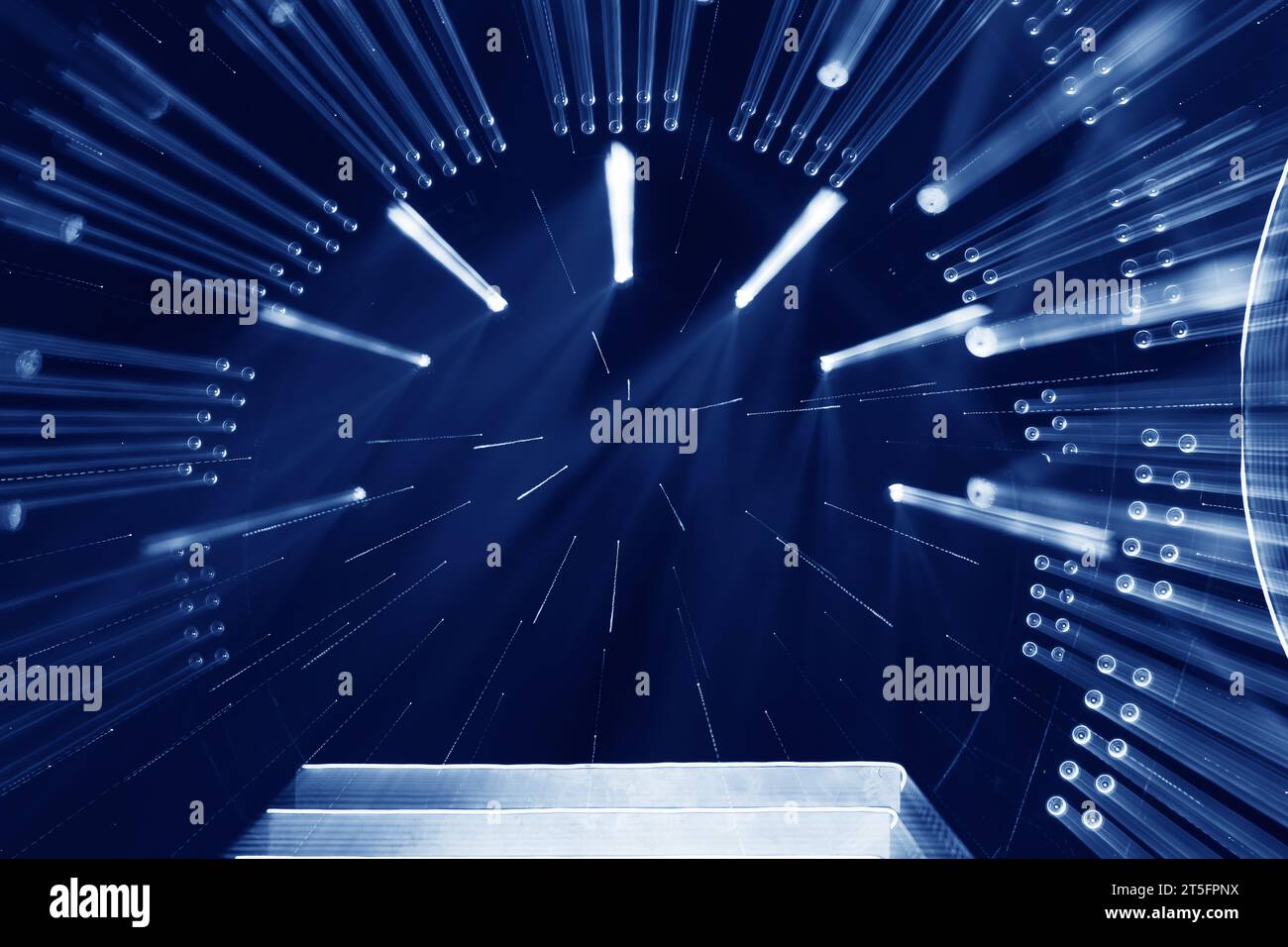 stage lighting effect on the stage Stock Photo - Alamy