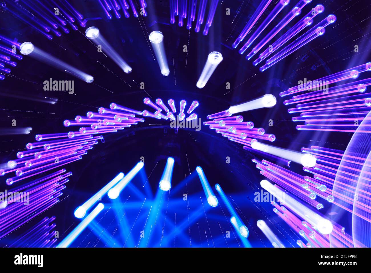 stage lighting effect on the stage Stock Photo - Alamy