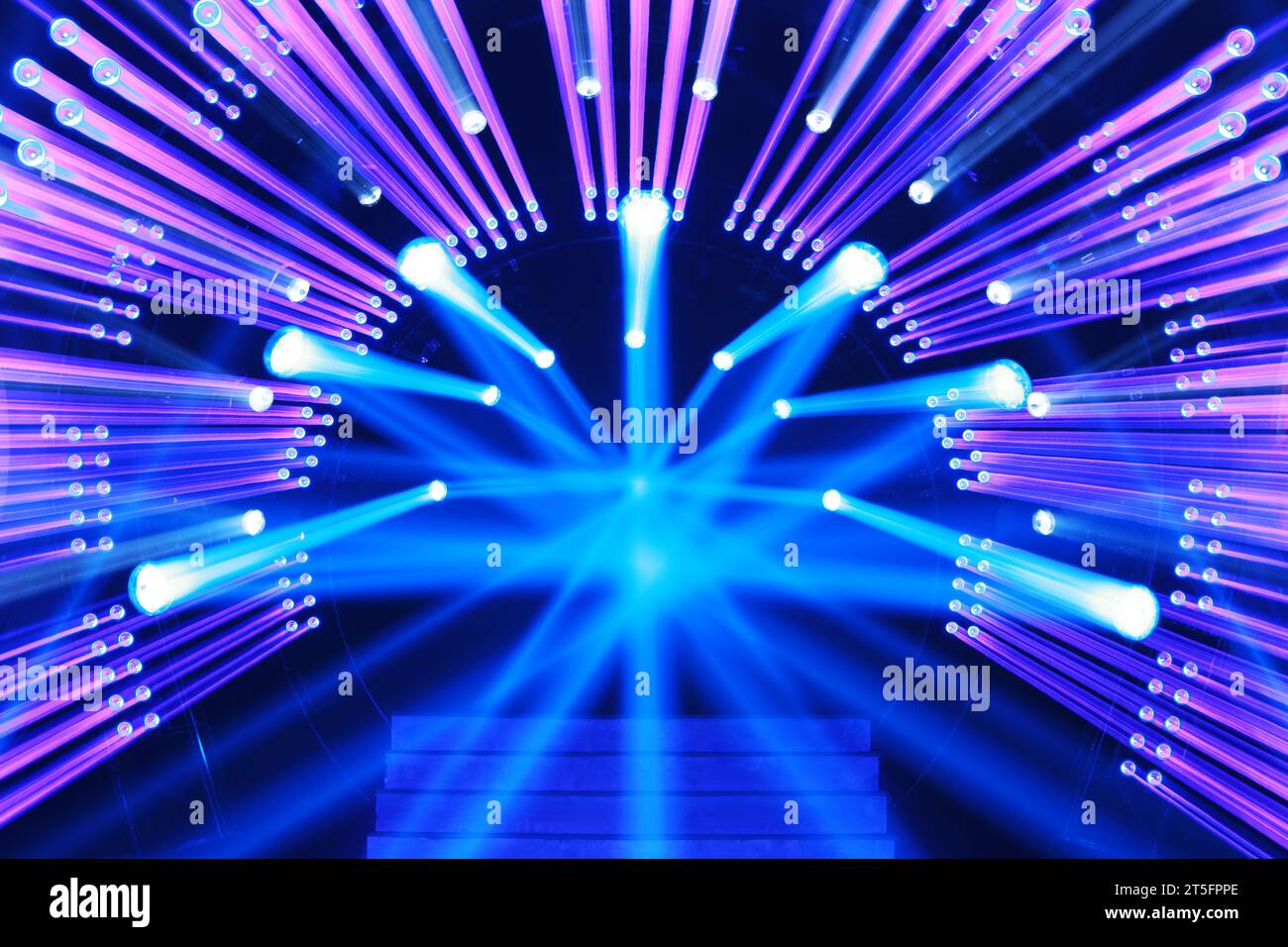 stage lighting effect on the stage Stock Photo - Alamy