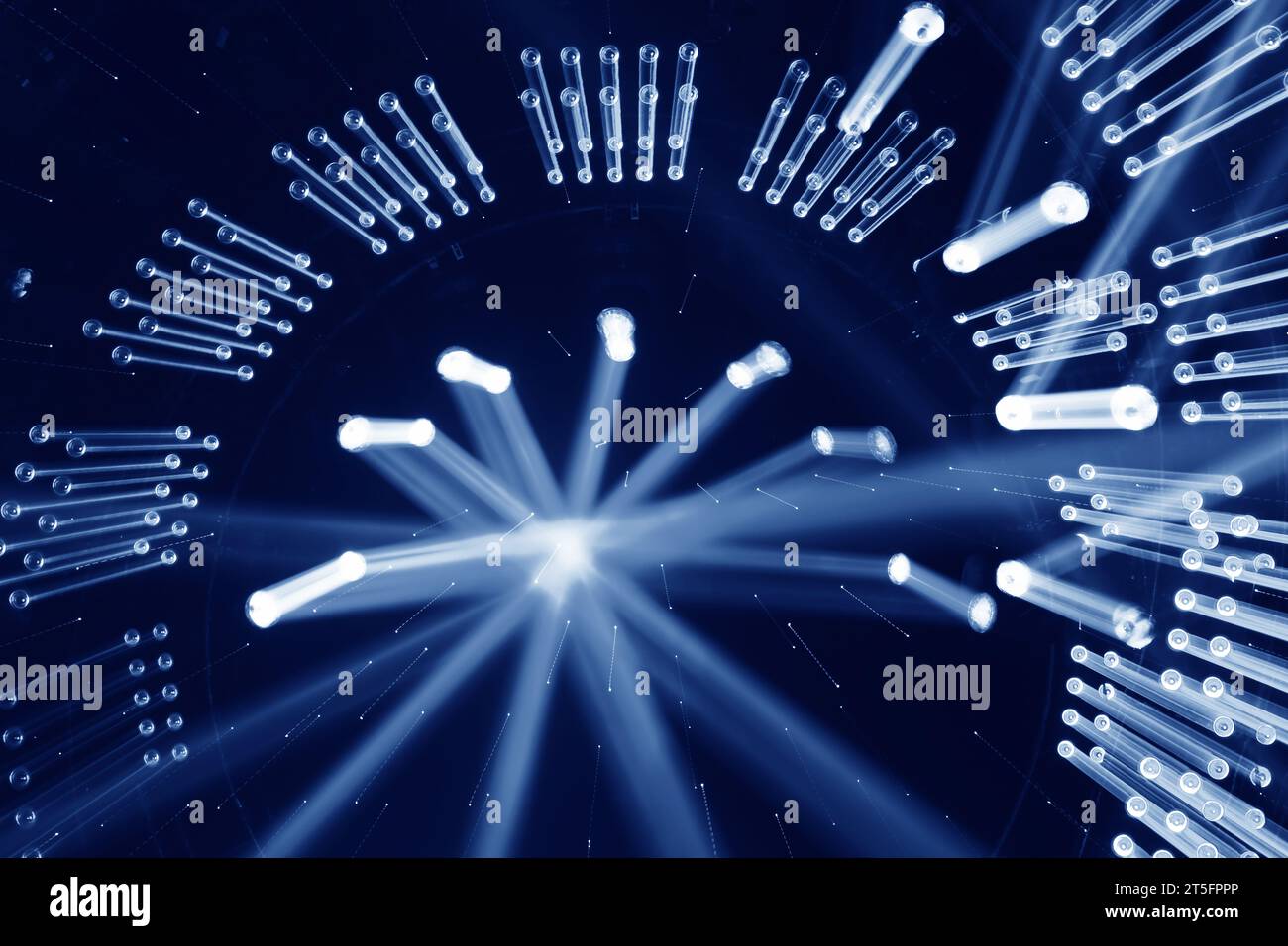 stage lighting effect on the stage Stock Photo - Alamy