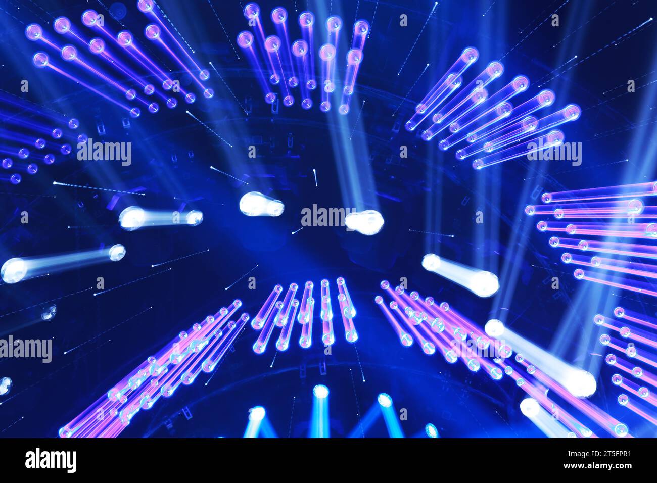 stage lighting effect on the stage Stock Photo - Alamy
