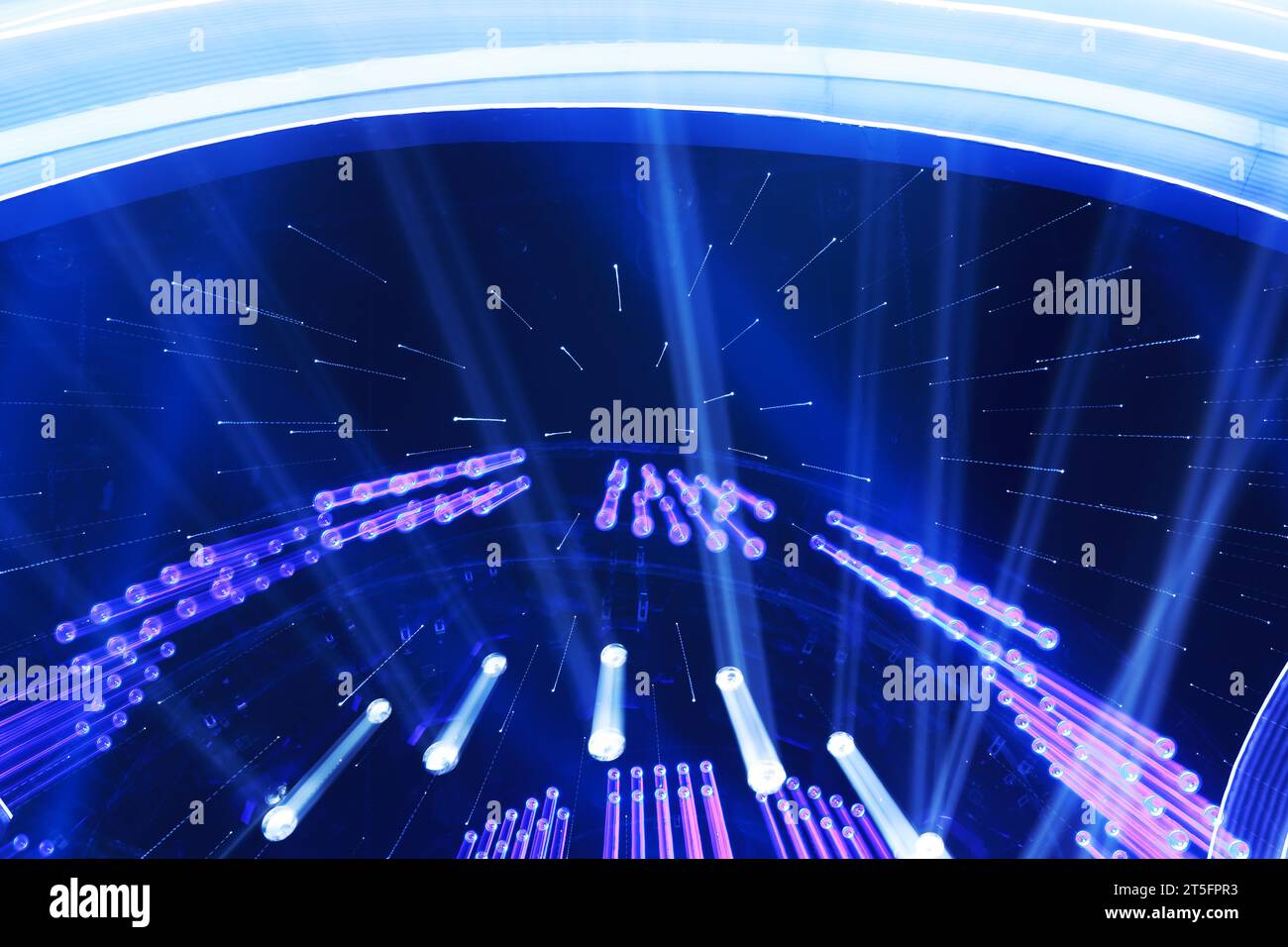 stage lighting effect on the stage Stock Photo - Alamy