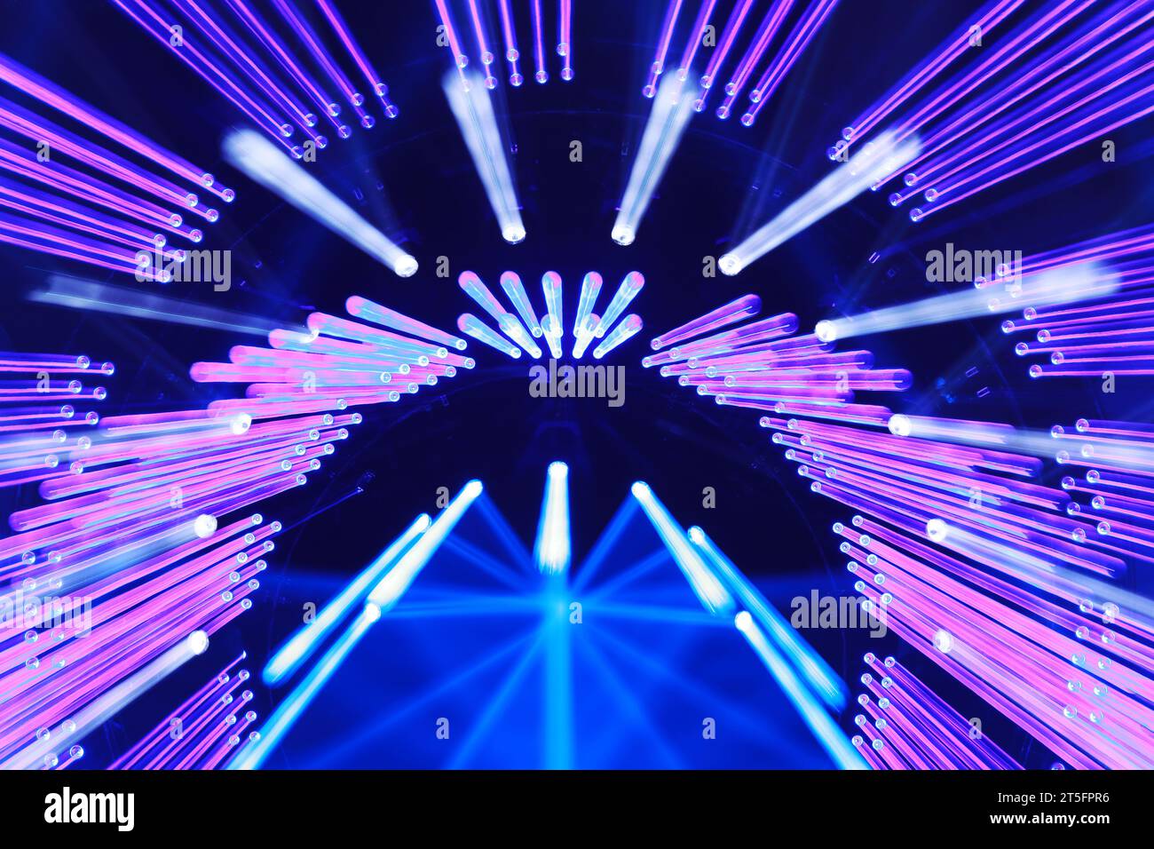 stage lighting effect on the stage Stock Photo - Alamy