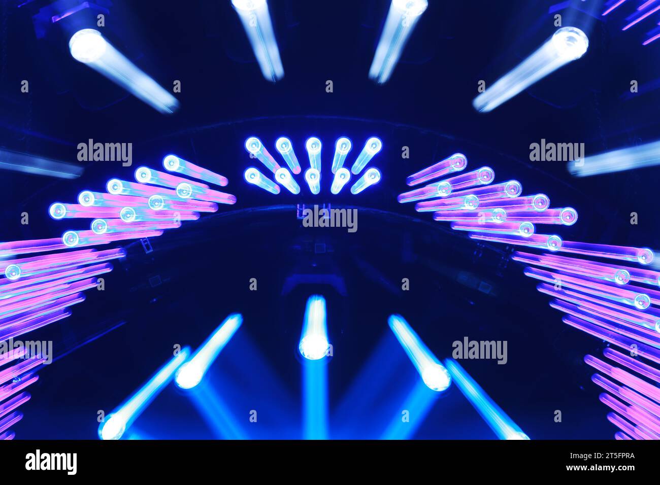 stage lighting effect on the stage Stock Photo - Alamy
