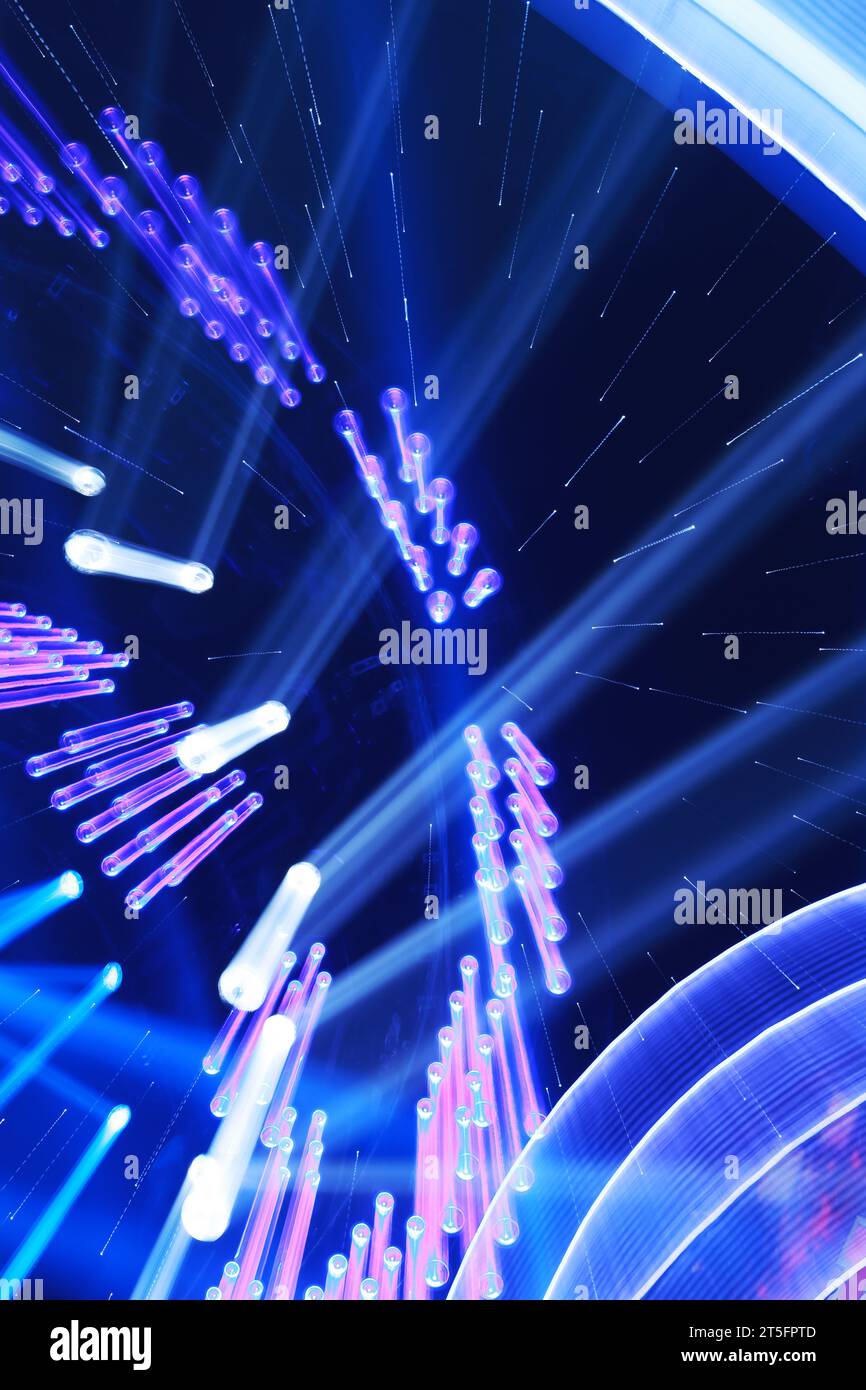 stage lighting effect on the stage Stock Photo - Alamy