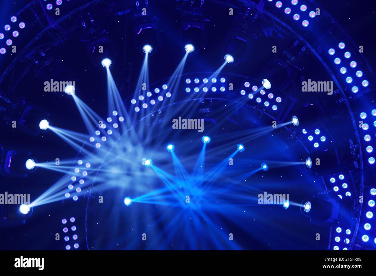 stage lighting effect on the stage Stock Photo - Alamy