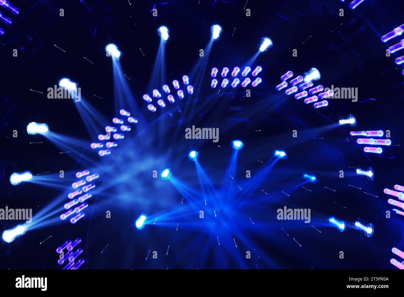 stage lighting effect on the stage Stock Photo - Alamy