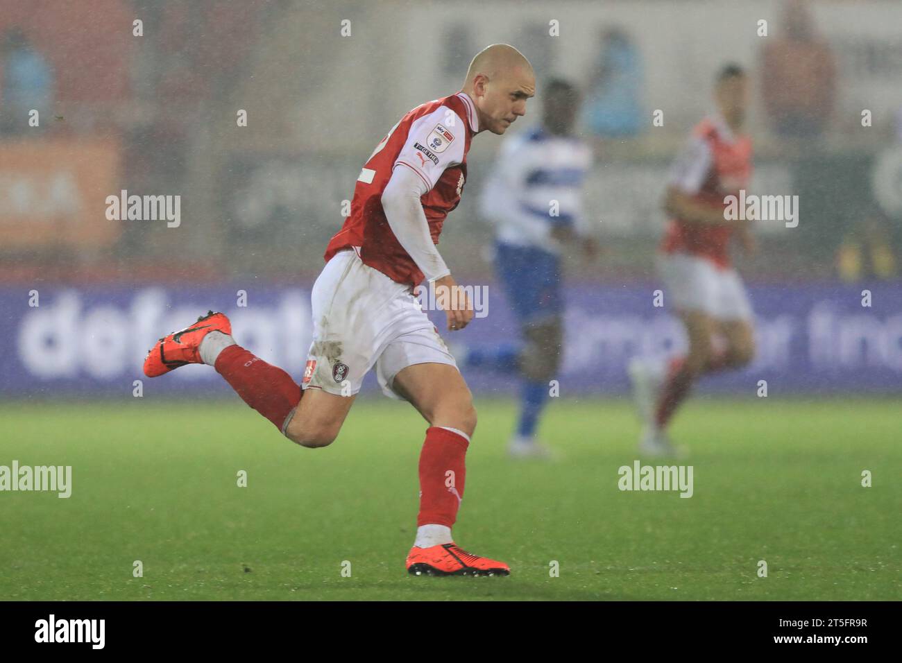 Georgie Kelly #12 of Rotherham United during the Sky Bet Championship ...