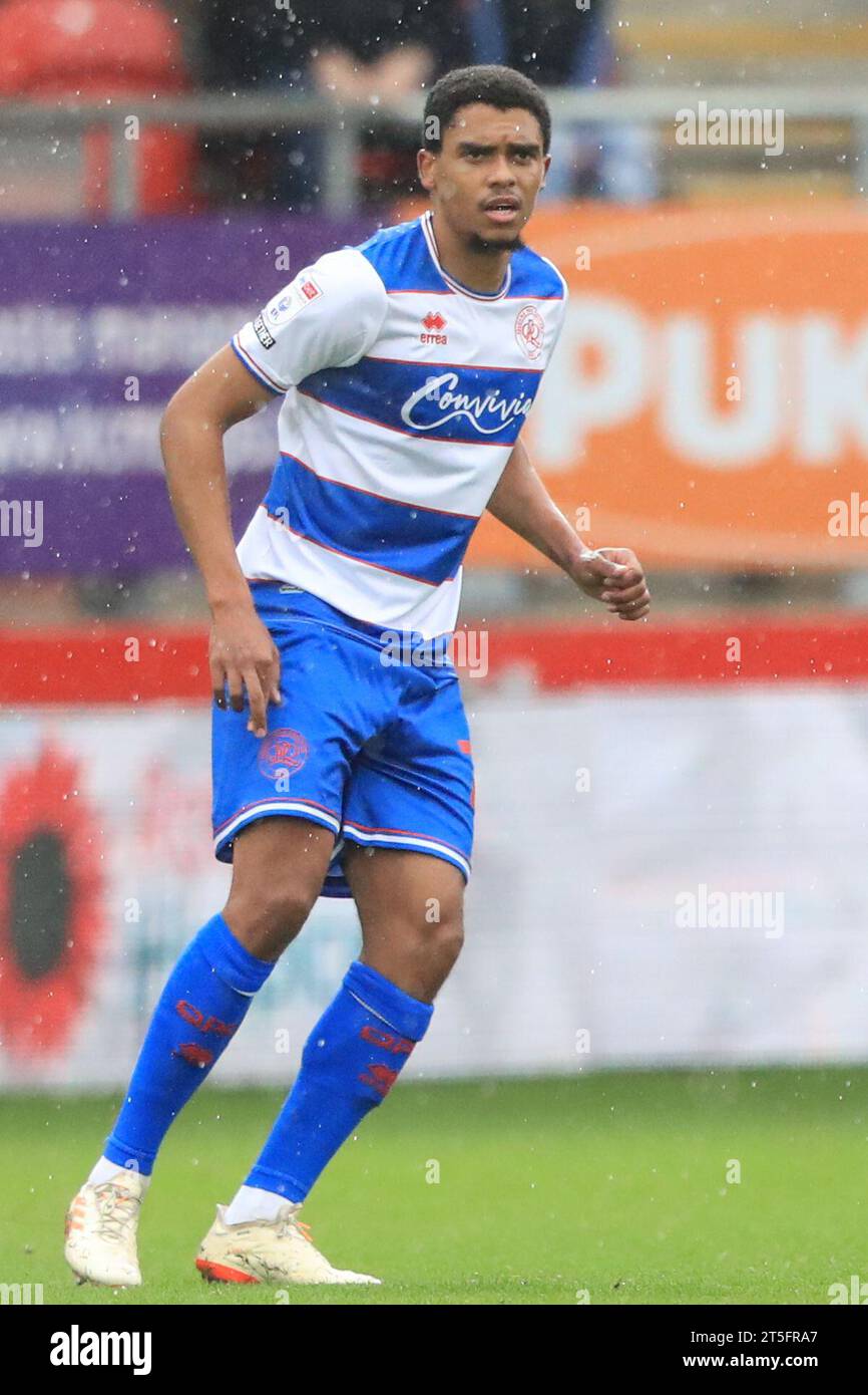 Reggie Cannon #20 of Queens Park Rangers during the Sky Bet ...